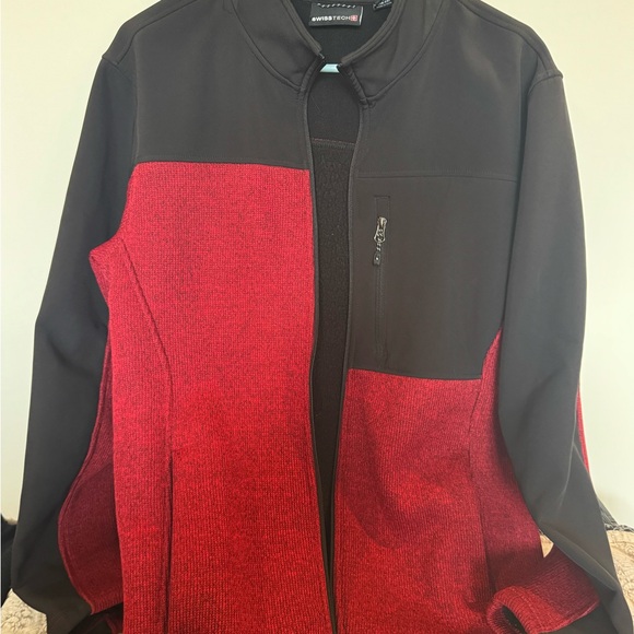 Swiss Tech | Jackets & Coats | Swiss Tech Mens Red And Black Jacket ...
